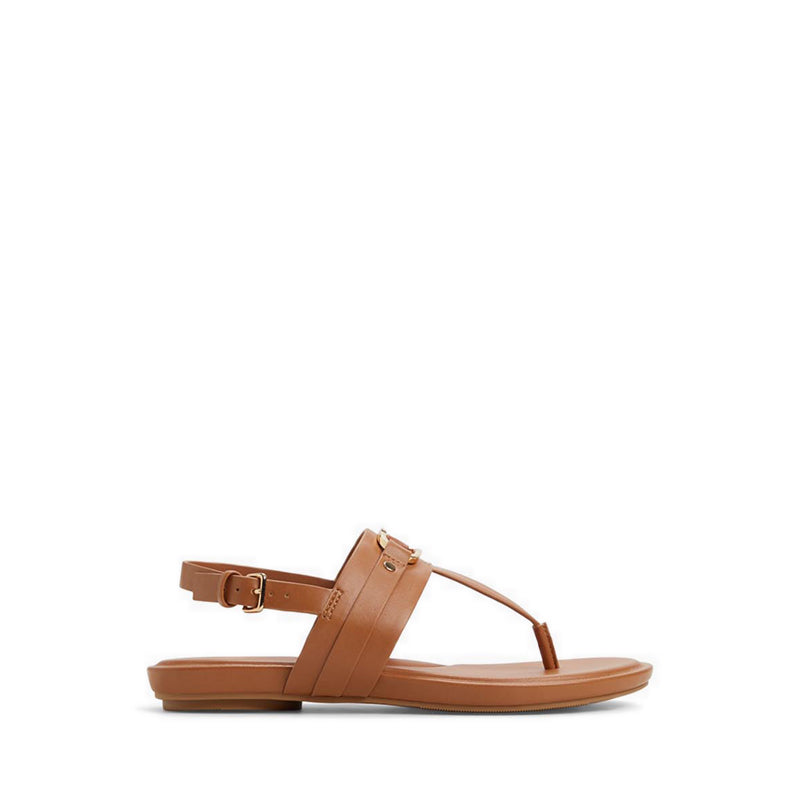 Taylen Women's Flat Sandals - Medium Brown – Aldoshoes Singapore